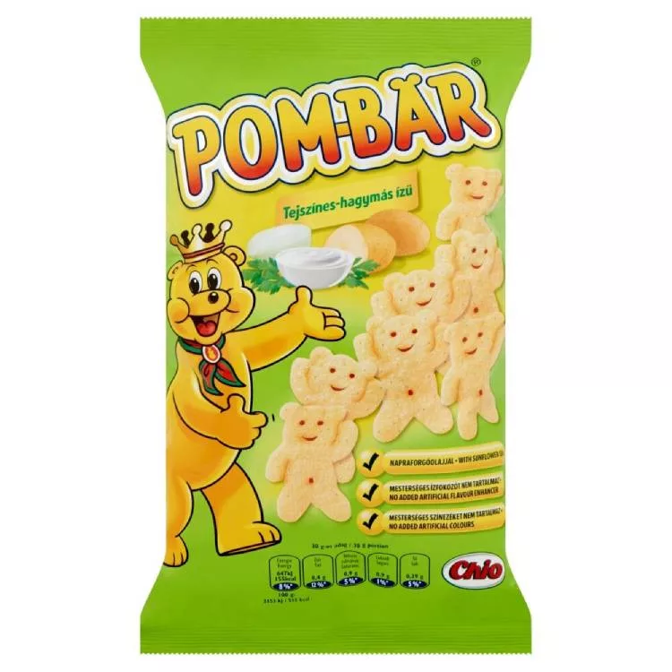 CHIO POM-BAR TEJSZÍNES-ÚJHAGYMÁS 50G - Enger Market